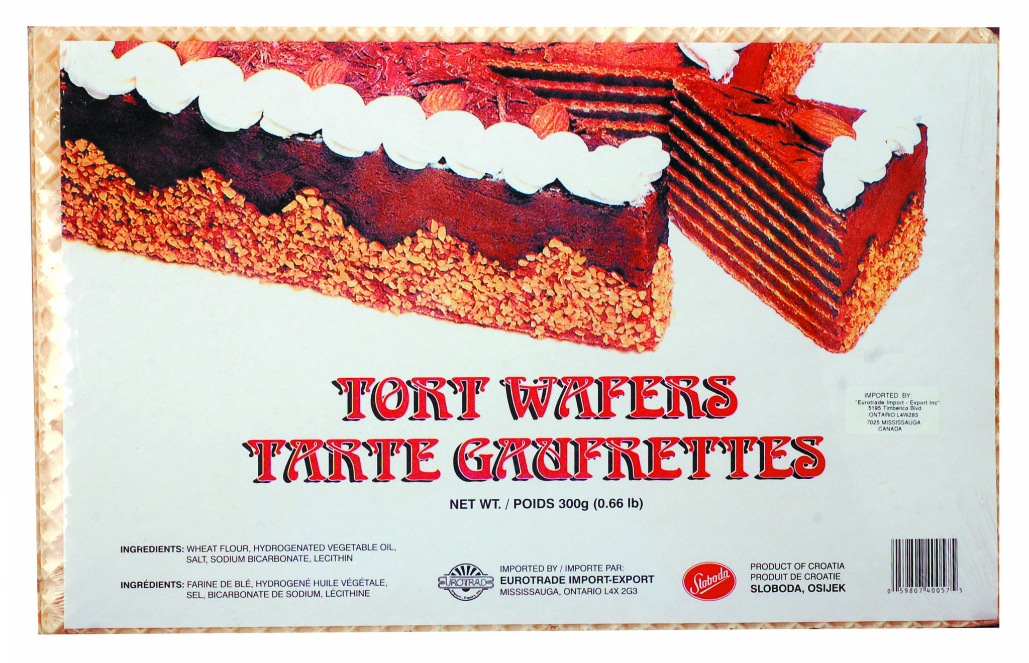 KAROLINA TORT WAFER (SLOBODA) 15x300g | Eurotrade Import-Export