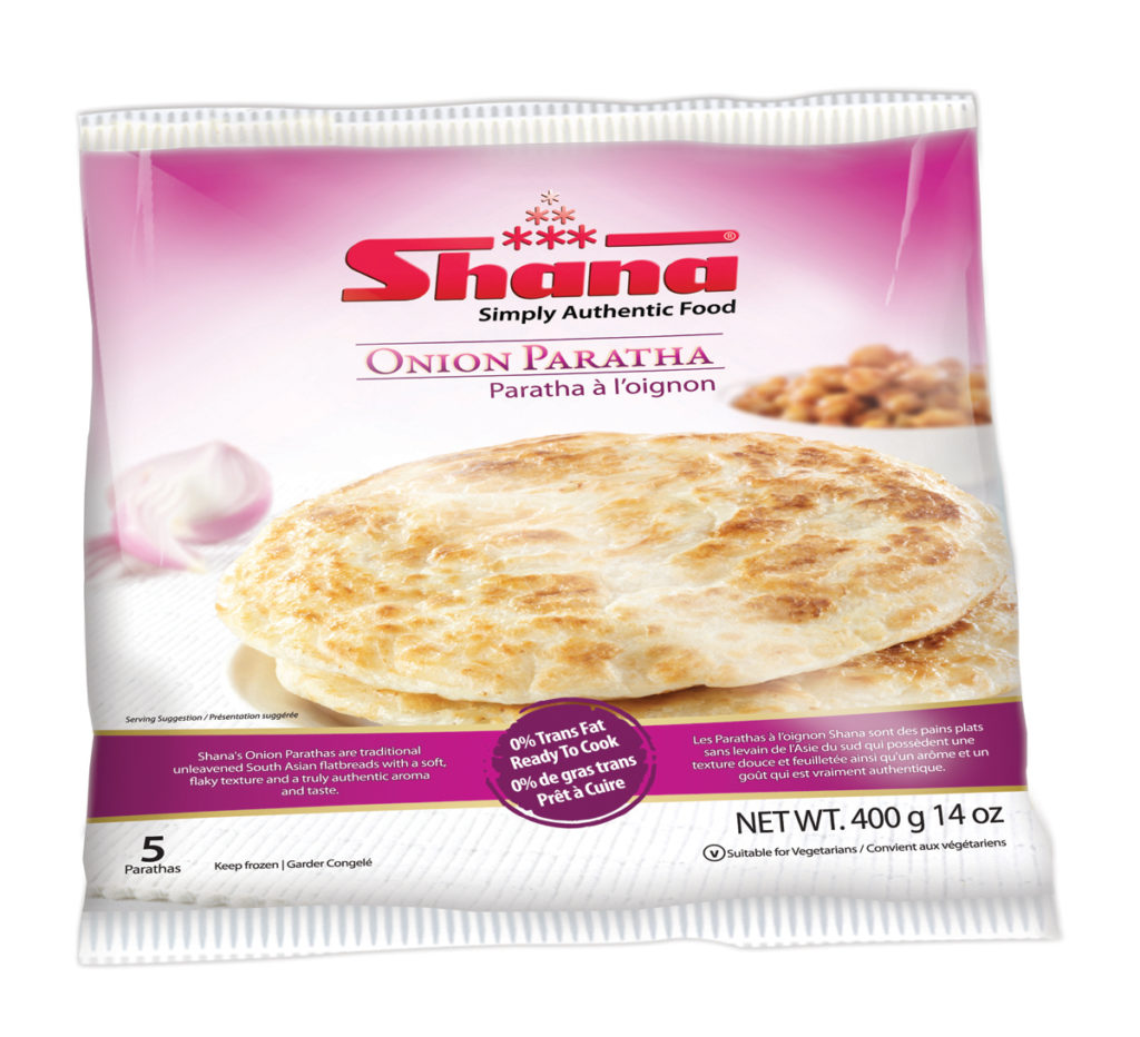 SHANA ONION PARATHAS 12X400g | Eurotrade Import-Export